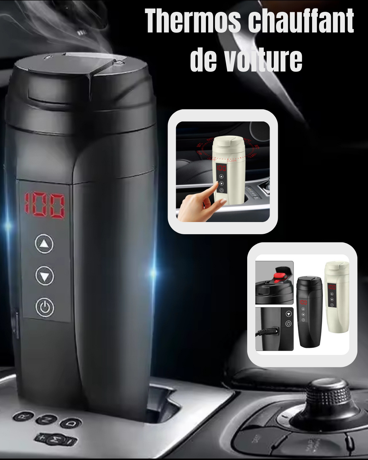 Mug Chauffant Intelligent pour voiture – Somacoul